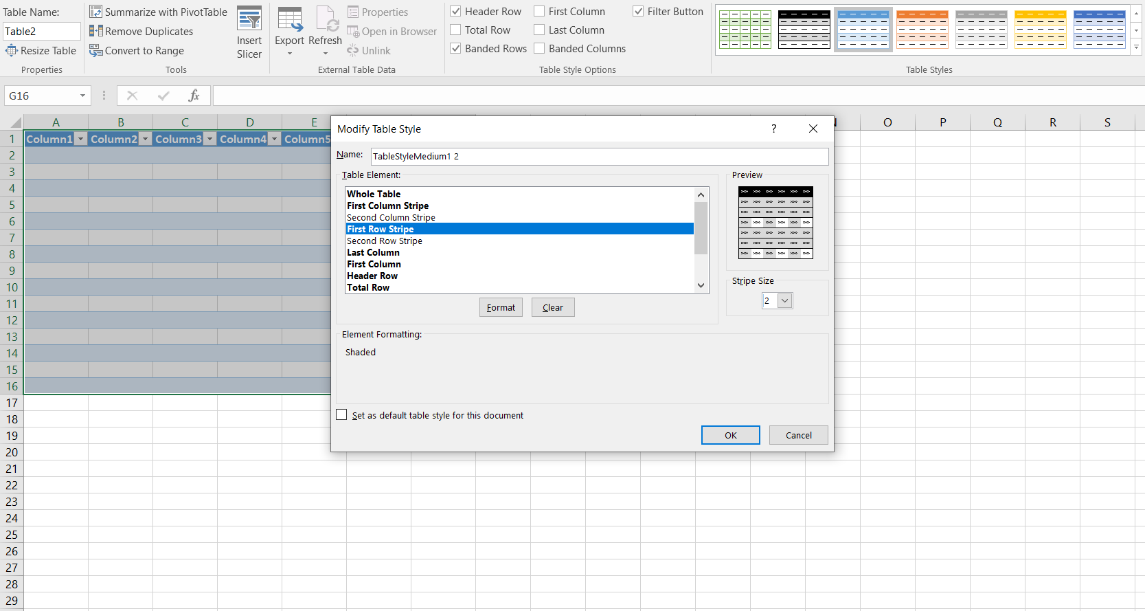 How to add colors to alternating rows in Excel | Splaitor