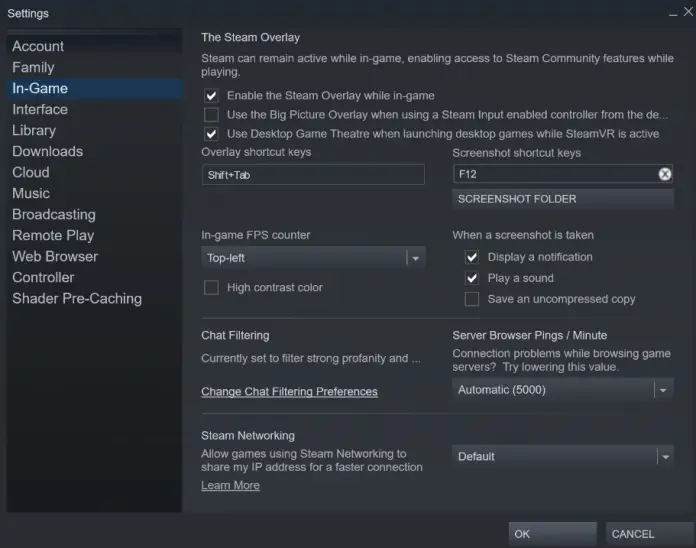 How to enable/disable a Steam overlay on Windows 10 | Splaitor