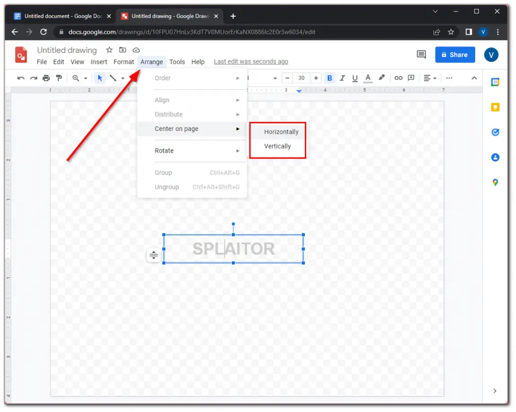 How to add a watermark to Google Docs | Splaitor