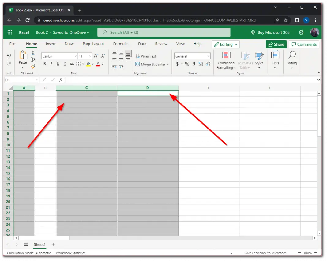 How To Make All Columns In Microsoft Excel To Be The Same Size Splaitor