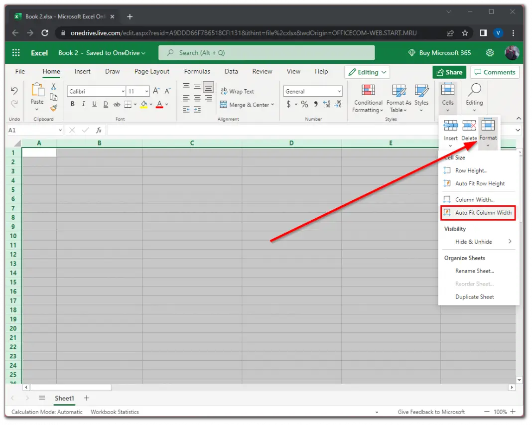How To Make All Columns In Microsoft Excel To Be The Same Size Splaitor