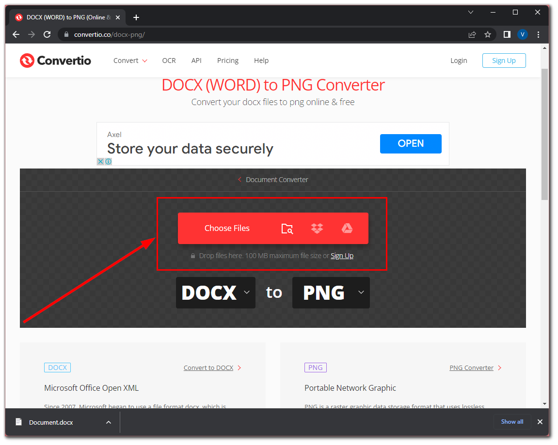 How to convert a Word document into PNG or GIF | Splaitor