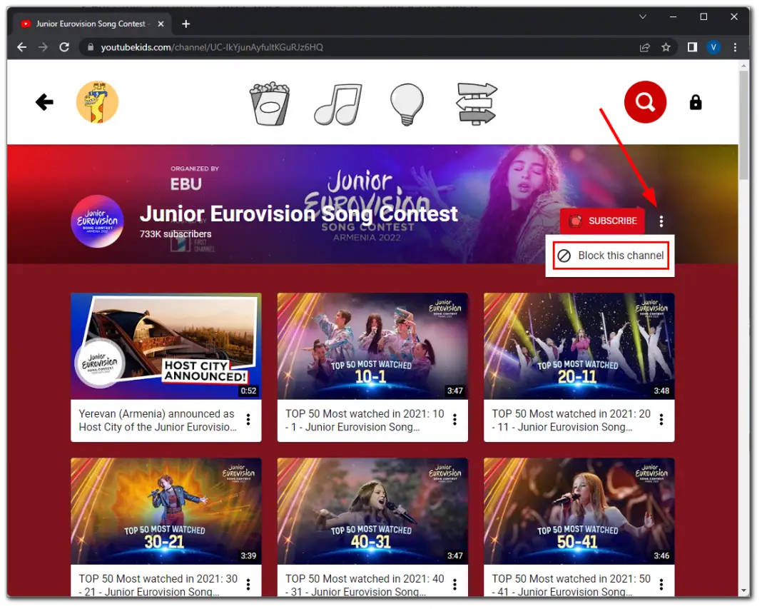 How to block a video or channel on YouTube Kids | Splaitor