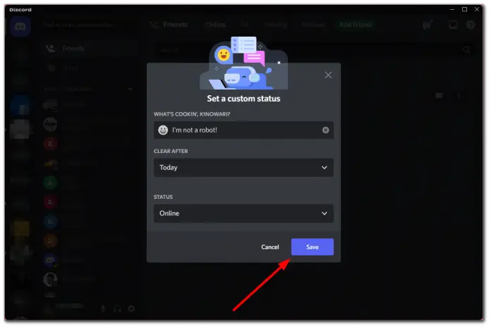 How to edit your status in Discord | Splaitor