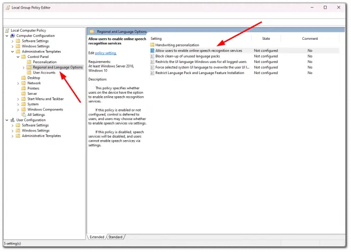 How to turn off a speech-to-text in Windows 11 | Splaitor