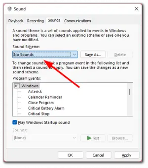 How to disable sound effects in Windows 11 | Splaitor