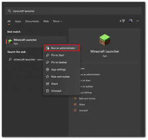 How to fix the Minecraft installer not working on Windows 11 | Splaitor