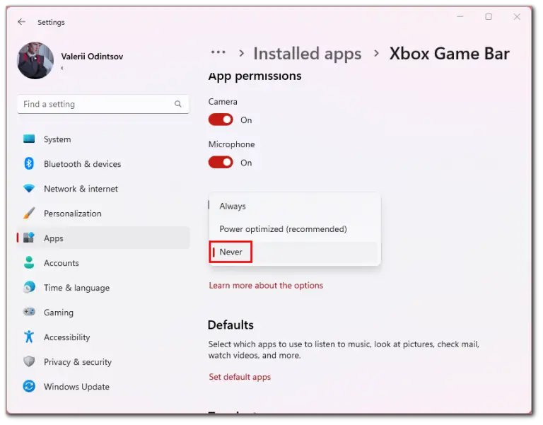 How to uninstall Xbox Game Bar on Windows 11 | Splaitor