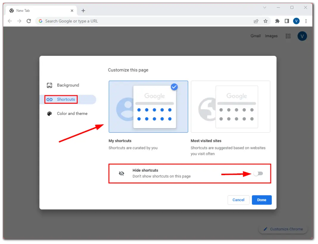 How to add shortcuts to the Google Chrome home screen | Splaitor