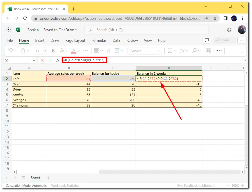 How to use less than or equal operator in Excel | Splaitor